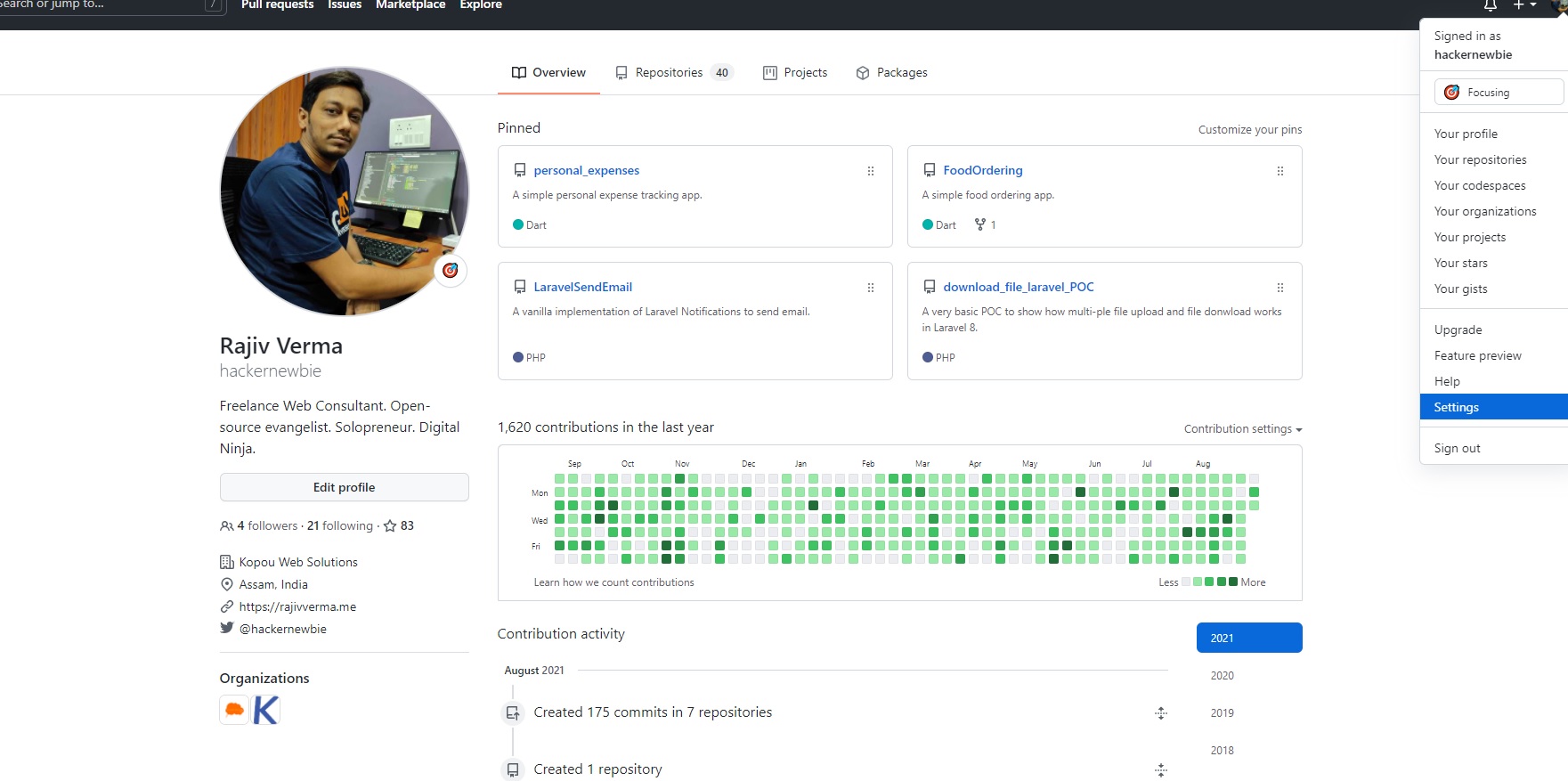 How To Use Auth Token To Git Pull Push Clone With Two Factor Authentication Rajiv Verma
